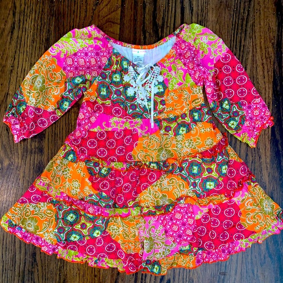 Mimi & Maggie | Dresses | Mimi Maggie Farmhouse Floral Boho Dress Size ...